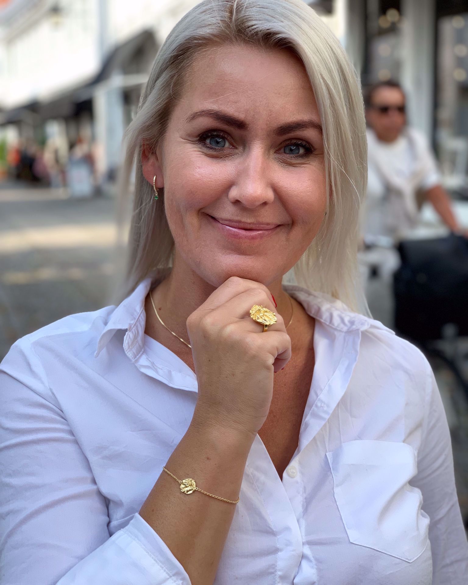 JANNE FORMOE RING I GULLFORGYLT SØLV (38130.54) | Gullsmed Danielsen